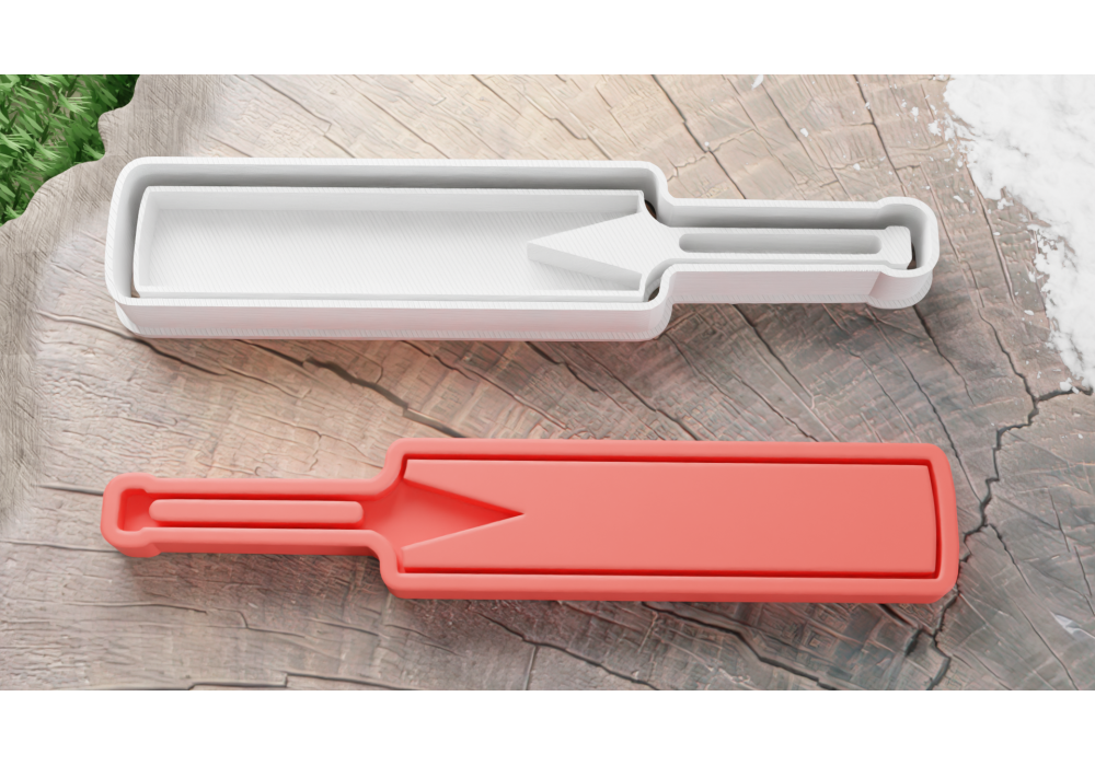 Cricket Bat and Stumps Cookie Cutter / Stamp / Fondant / Icing